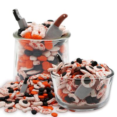 China Custom Personal Label Tablet Candy Bulk Halloween Eyeball Hard Pressed Candy for sale