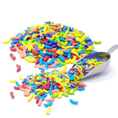 China Jiutai Mini Banana Shaped Tablet Candy Bulk Polished Hard Candy for sale