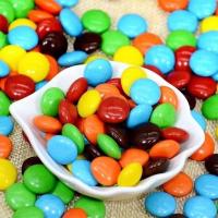 China Custom Milk Chocolate Beans Halal Colorful Crisp Sugar Coated For Children for sale