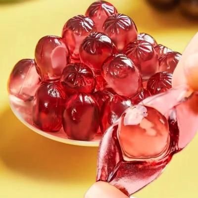 China Premium Multi Fruit Filled Gummy Balls Bulk Snacks Soft Candies for sale