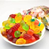 China Vegan Fruit Ordinary Gummies Strawberry Soft Candy Sweets Ball for sale