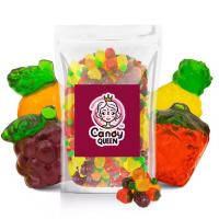 China Soft 3D 4D  Juice Peelable Gummy Halal Peeled Fruit Candy Ball for sale