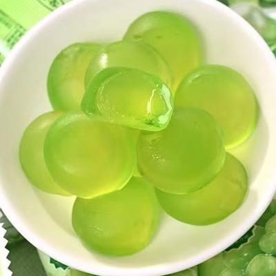 China Bottle Packaging Jelly Filled Gummy Balls Flavored Peelable Fruity Taste Halal Certified for sale