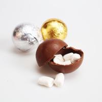 China HACCP/BRC Certificate Custom Chocolate Marshmallow Brown Compound Chocolate Candy for sale