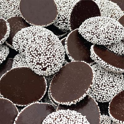 China Solid Pure Cocoa Milk Chocolate Compound Brown Bulk Eat Directly for sale
