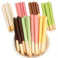 China Chocolate Milk Flavor Dip Biscuit Sticks With Chocolate Cream HACCP BRC Certificate for sale