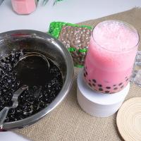 China Instant Purple Bubble Tea Pearls 500g Frozen Taro Balls Low Fat for sale