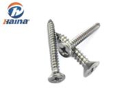 China DIN7981 Stainless Steel 304 316 CSK Head Self Tapping screw For Metal sheets for sale