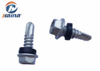 China drive Hot Dip Galvanized Hex Head Roofing Self Drilling Screw and Washer for sale