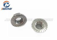 China Stainless Steel M12 DIN6923 Serrated Hex Flange Nuts in Stock for sale