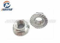 China Stainless Steel M12 DIN6923 Serrated Hex Flange Nuts in Stock for sale