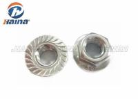 China Stainless Steel M12 DIN6923 Serrated Hex Flange Nuts in Stock for sale