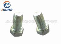 China DIN933 M16 Gr.8.8 Blue Zinc Plated Carbon Steel Full Thread Hex Bolt for sale