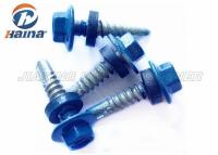 China Color Painted Customized Metal Roofing Self Drilling Screws and Washers for sale