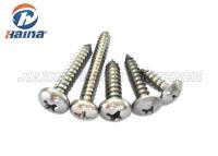 China stainless steel 304 316  DIN7981 Pan Head Self Tapping Screws for sale