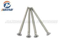 China Stainless steel 304 316 Flat Head Metal Single Thread Self Tapping Screws for sale