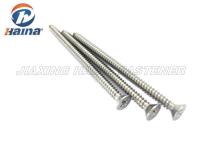 China Stainless steel 304 316 Flat Head Metal Single Thread Self Tapping Screws for sale