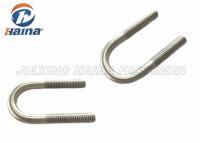 China Zinc Plated M8 / M12 Diameter Round / Square Bend U Bolts for sale