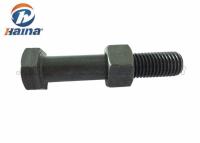 China Half Thread Hex Head Bolts Carbon Steel Material Black Color For Fastening for sale