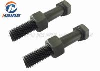 China Half Thread Hex Head Bolts Carbon Steel Material Black Color For Fastening for sale