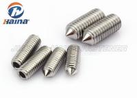 China Carbon Steel / Stainless Steel Machine Screws Singlem Thread DIN914 M3 - M8 for sale