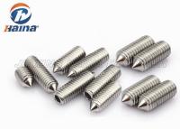 China Carbon Steel / Stainless Steel Machine Screws Singlem Thread DIN914 M3 - M8 for sale