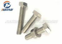 China DIN933 A4-70 / 316 Stainaless Steel High Strength  Hex head bolt for sale