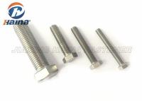 China DIN933 A4-70 / 316 Stainaless Steel High Strength  Hex head bolt for sale