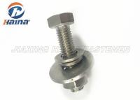 China DIN933 A2 A4 Stainaless Steel Hex Head Bolts and Nuts with Washers for sale
