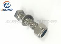 China DIN933 A2 A4 Stainaless Steel Hex Head Bolts and Nuts with Washers for sale