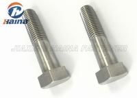 China DIN931 304 / 316 Stainless Steel half threaded Hex Head Bolts for sale