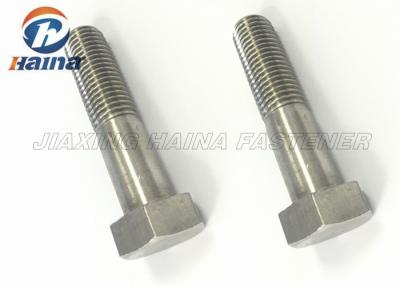 China DIN931 304 / 316 Stainless Steel half threaded Hex Head Bolts for sale