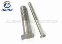 China DIN931 304 / 316 Stainless Steel half threaded Hex Head Bolts for sale