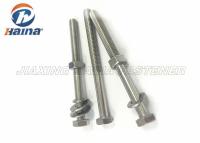 China DIN931 304 / 316 Stainless Steel half threaded Hex Head Bolts for sale
