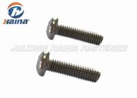 China Phillips Drive Stainless Steel Machine Screws Pan Head # 10 - 32 X 1 / 2 