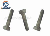 China DIN931 ISO4014 Grade8.8 M16 M24 Hot Dip Galvanized Half Thread Hex Head Bolt for sale