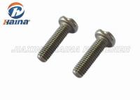 China 316 Stainless Steel Machine Screws Diameter 2mm Pan Head With 6mm - 65mm Thread for sale