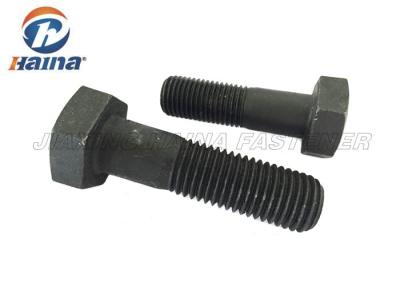China DIN933 DIN931 ASTM A325 A490 ISO4041Black Structural Heavy Hex Head Bolts for sale