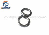 China A2 Stainless Steel Spring Lock Washer Self Color 2 - 30mm Diameter With Square End for sale