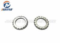 China Bright Plated External Tooth Lock Washer , Stainless Steel Lock Washers For Machines for sale