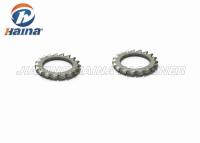 China Bright Plated External Tooth Lock Washer , Stainless Steel Lock Washers For Machines for sale