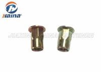 China Carbon Steel  4.8 6.8 Half Hex Yellow Zinc Plated Blind Rivets Nuts for sale