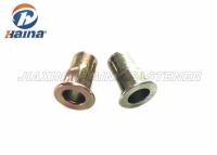 China Carbon Steel  4.8 6.8 Half Hex Yellow Zinc Plated Blind Rivets Nuts for sale