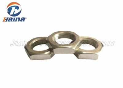 China DIN439 DIN936 Stainless Steel 304 316 M6 M8 M10 Hexagon Thin Nut for sale