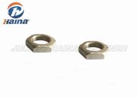 China DIN439 DIN936 Stainless Steel 304 316 M6 M8 M10 Hexagon Thin Nut for sale