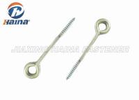 China 1 - 1 / 2 Inch Screw Eye Hooks With Wood Thread Corrosion Resistance for sale