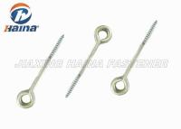 China 1 - 1 / 2 Inch Screw Eye Hooks With Wood Thread Corrosion Resistance for sale