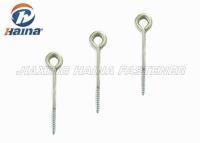 China 1 - 1 / 2 Inch Screw Eye Hooks With Wood Thread Corrosion Resistance for sale