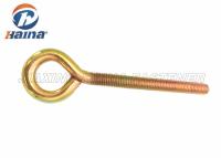 China Tensile Carbon Steel Galvanized Eye Bolts 1-1 / 2'' Full Threaded Rod for sale