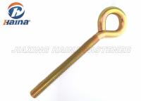 China Tensile Carbon Steel Galvanized Eye Bolts 1-1 / 2'' Full Threaded Rod for sale